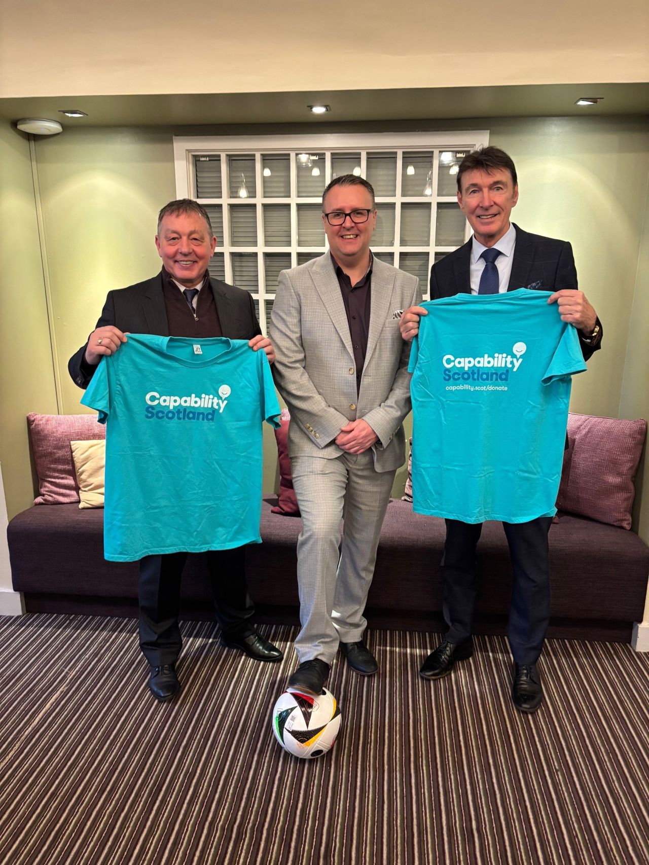 News | Charity Update | Scottish Football Greats Join CS